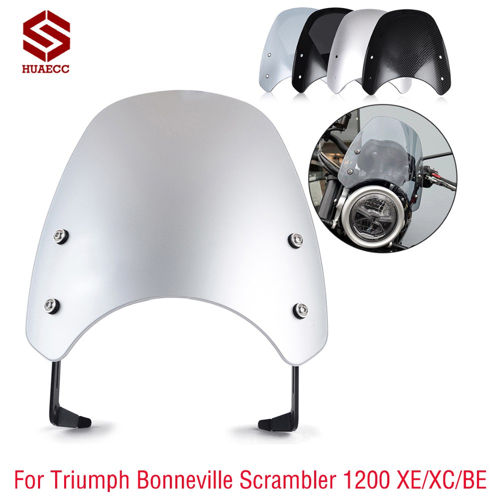Windshield For Triumph Street Twin Bonneville Scrambler 1200 XE XC BE ...