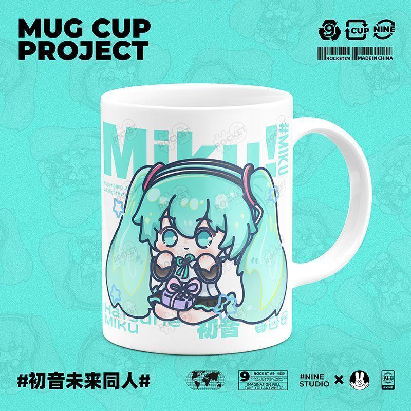 No. 9 mug Hatsune Miku surrounding miku millet original colleagues cute ...
