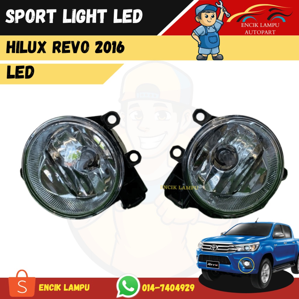 TOYOTA VELLFIRE/ESTIMA/ALTIS/CAMRY/VIOS NCP150/NEW WISH/ALPHARD/HILUX REVO FOG LAMP SPORT LIGHT ...