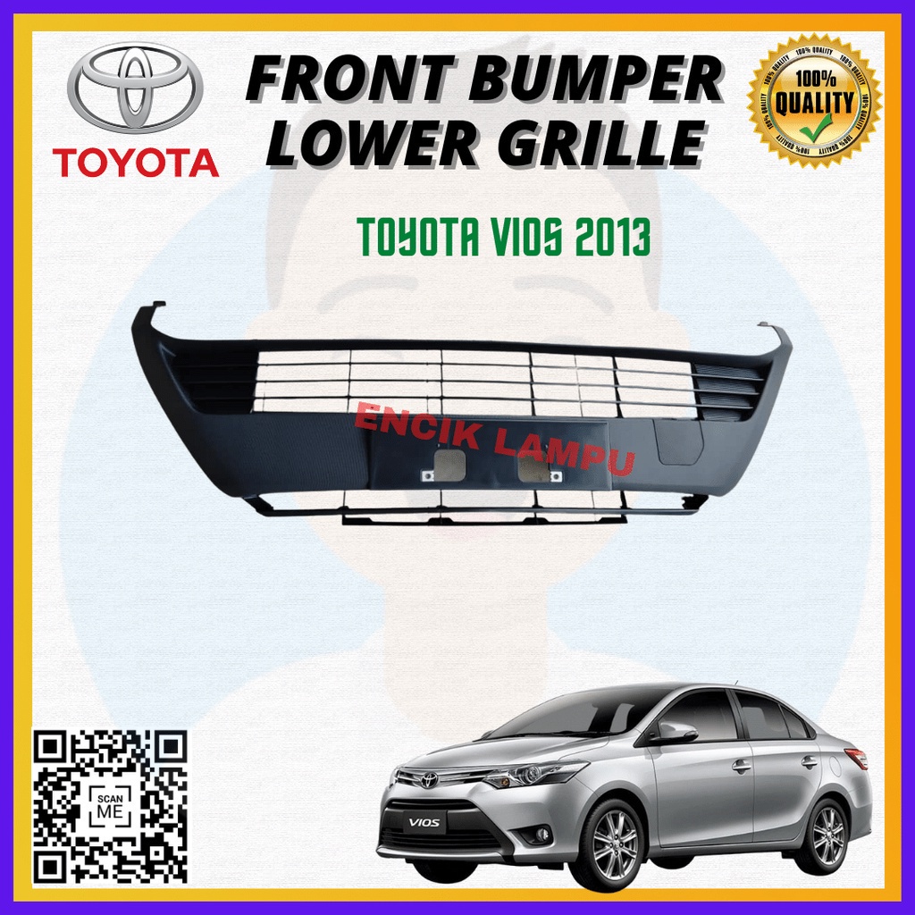 FASTLINK Toyota Vios 2014 2015 2016 NCP150 Front Bumper Lower Grille ...