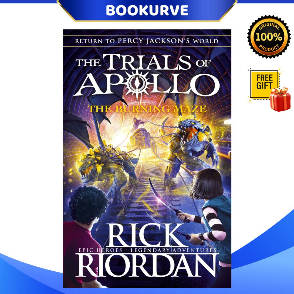 Burning Maze : Greek & Roman Mythology Series By Rick Riordan ...