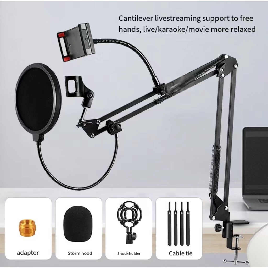 NB35 live recording microphone desktop fixed cantilever universal anti ...