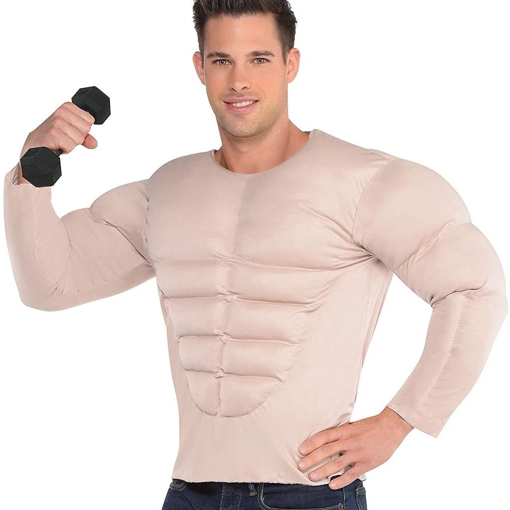 Skin color Pectoral muscle Abdominal muscle Fake Pecs Fake Abs T-Shirt ...