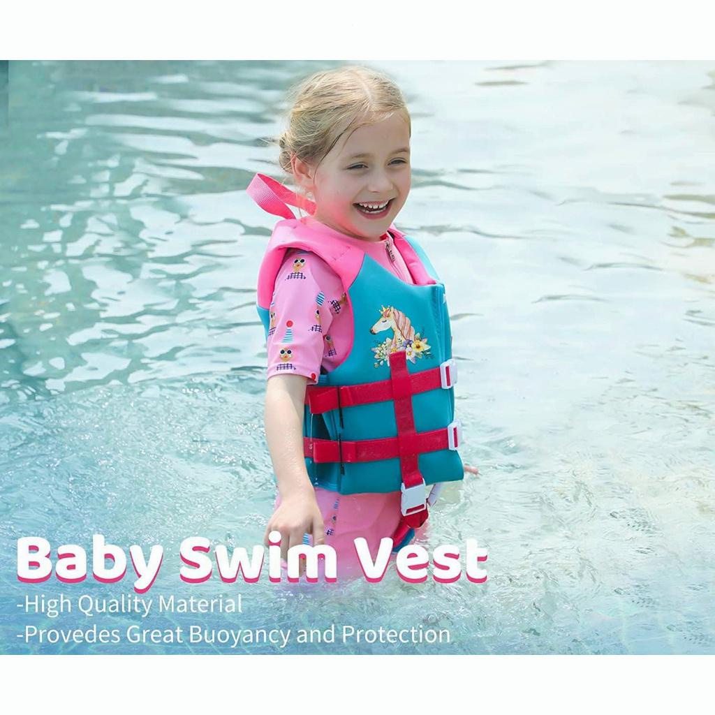 Swim Vest Float Suit Children Flotation Jacket Buoyancy Swimsuit Boys ...