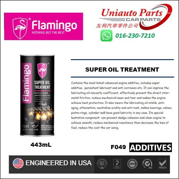 FLAMINGO SUPER ENGINE OIL TREATMENT (443mL) | Shopee Malaysia