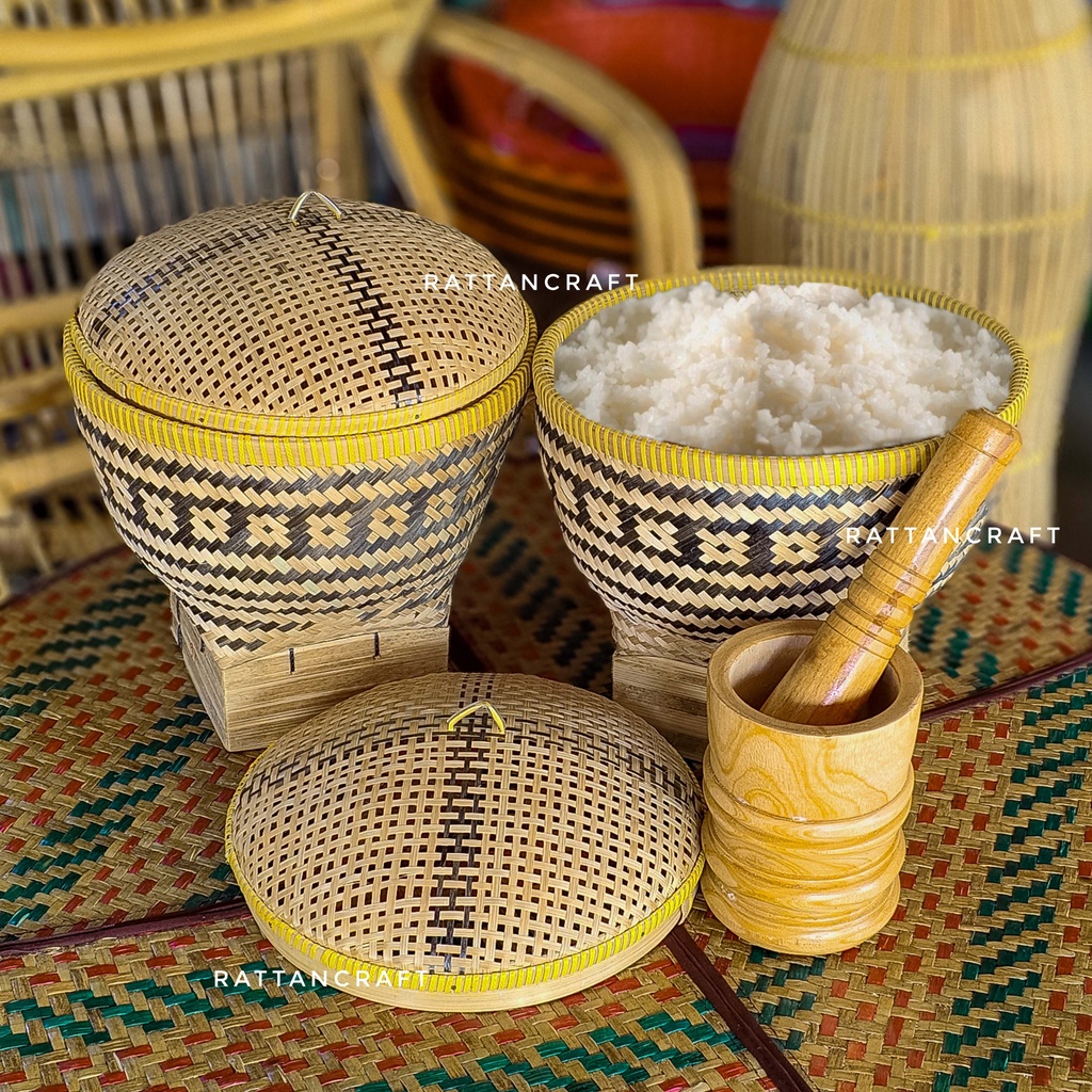 Rice Basket Bamboo / Bakul Nasi Buluh | Shopee Malaysia