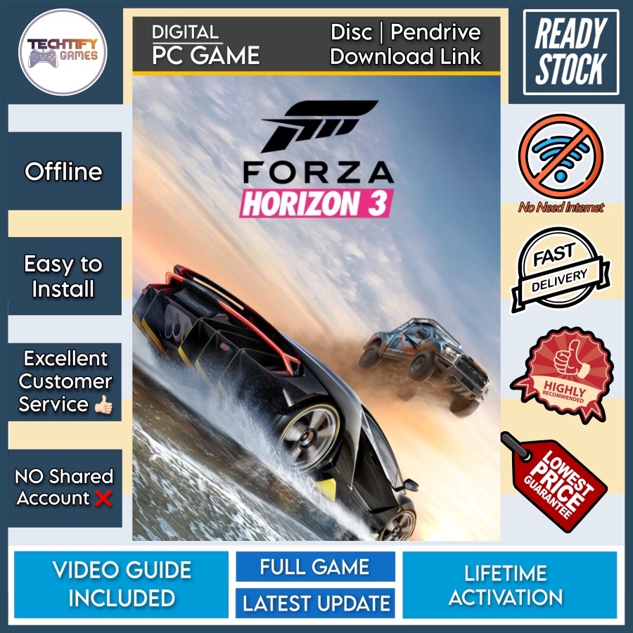 [PC Game] Forza Horizon 3 (v1.0.125.2 + All DLCs) - Offline [Disc ...