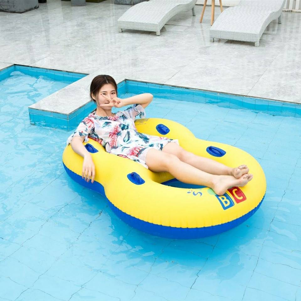 readystock pelampung dewasa 8-character double swimming ring adult ...