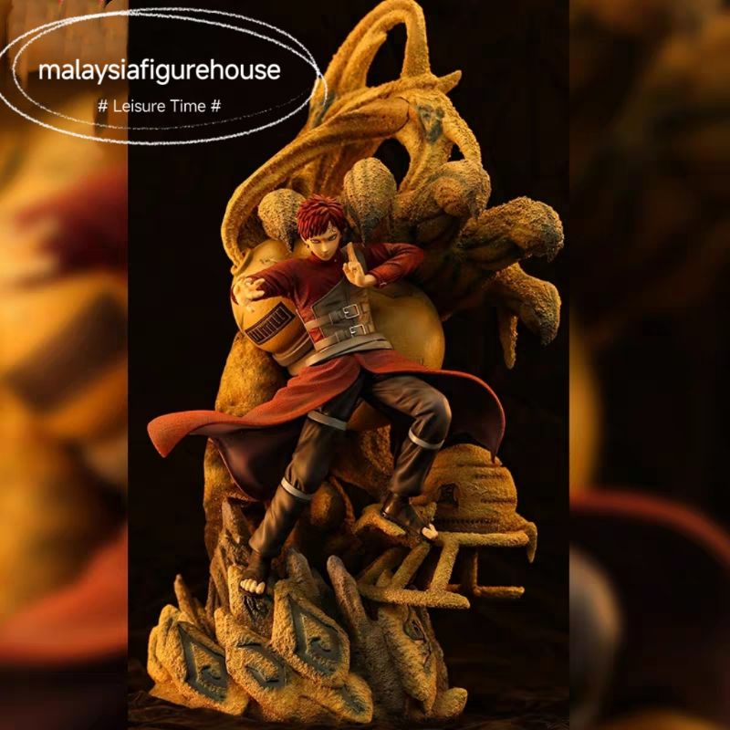 🔥BIG OFFER🔥45CM NARUTO CDC PC GAARA ONE TAILED SANDSTORM COPY RESIN GK ...