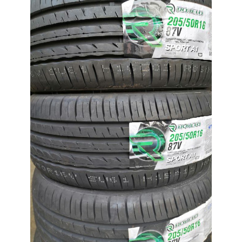 205/50/16 Rovelo Sport A1 Tyre Tayar | Shopee Malaysia