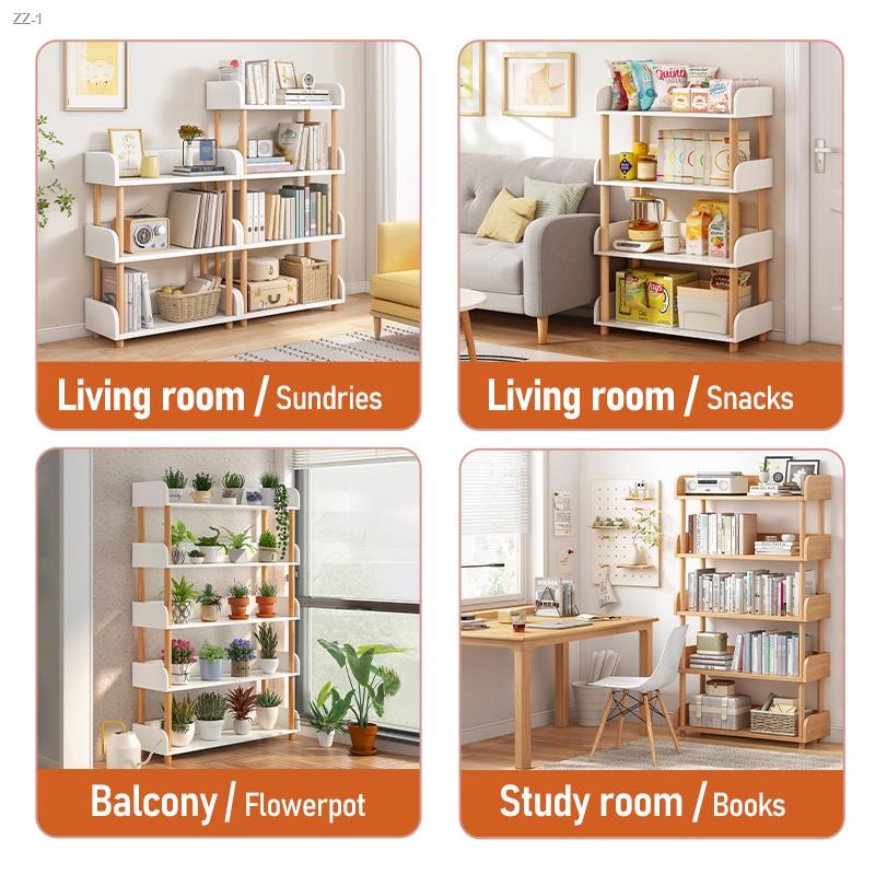 5 Layers Multipurpose Shelves Book Shelf Living Room Rack household ...