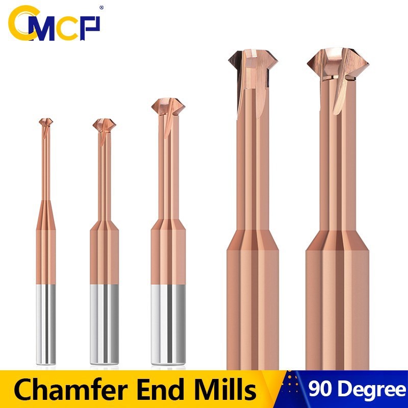 CMCP Milling Cutter 90 Degree Front Back Deburrer Double Angular Chamfering Cutter Inner Chamfer ...