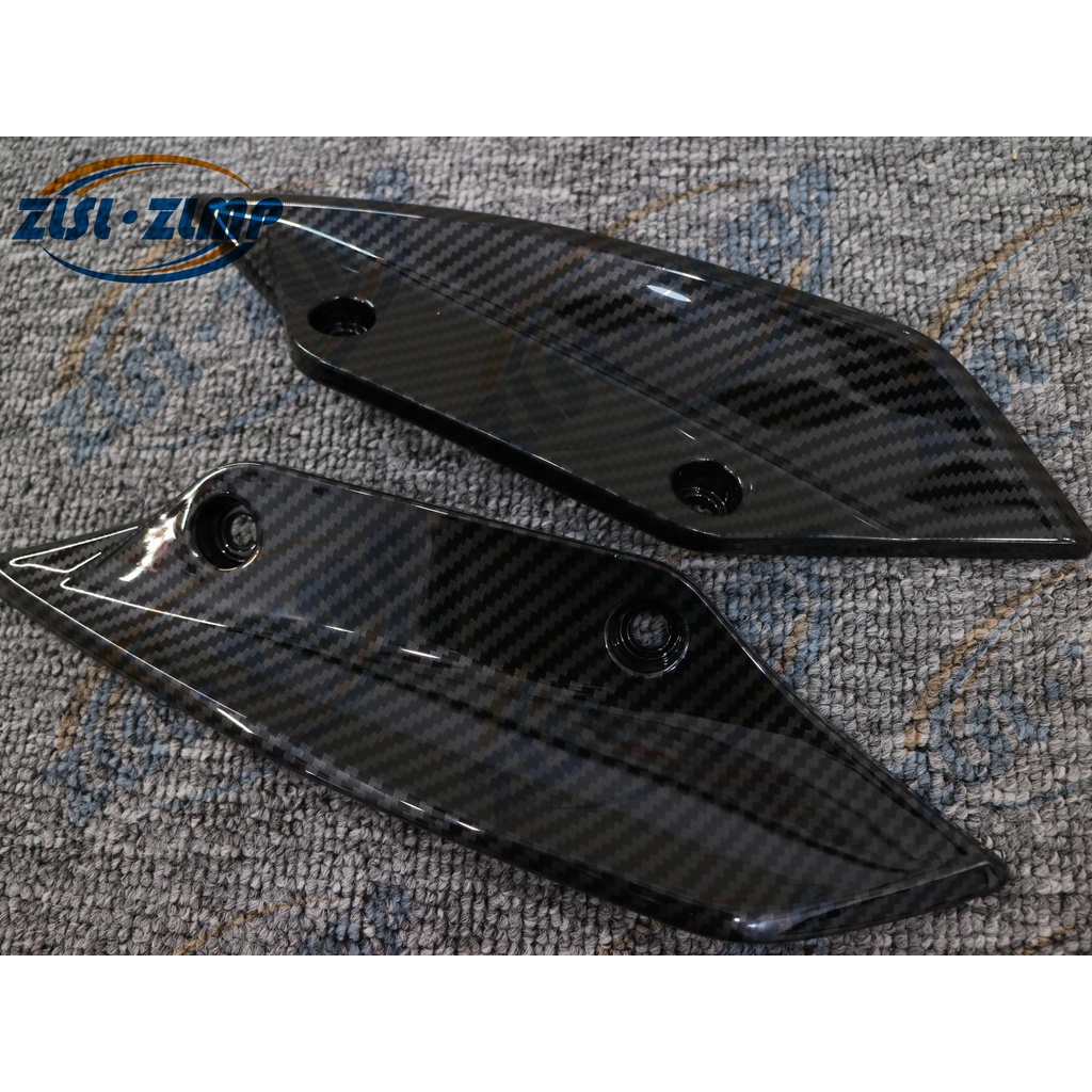 Front Fender Spoiler Winglets Fairing Carbon Fiber Side Wing Let For ...