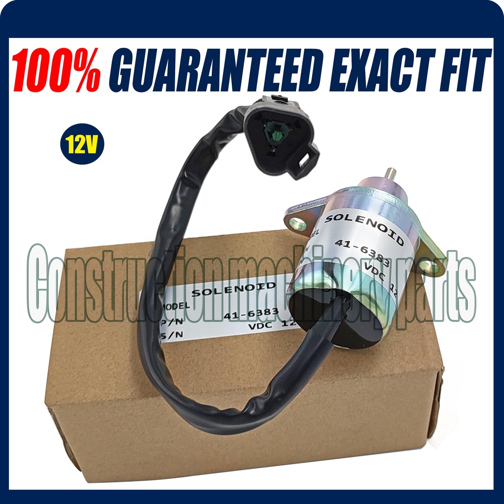 New Fuel Shutoff Solenoid for Yanmar Thermo King TK 41-6383 TK416383 ...