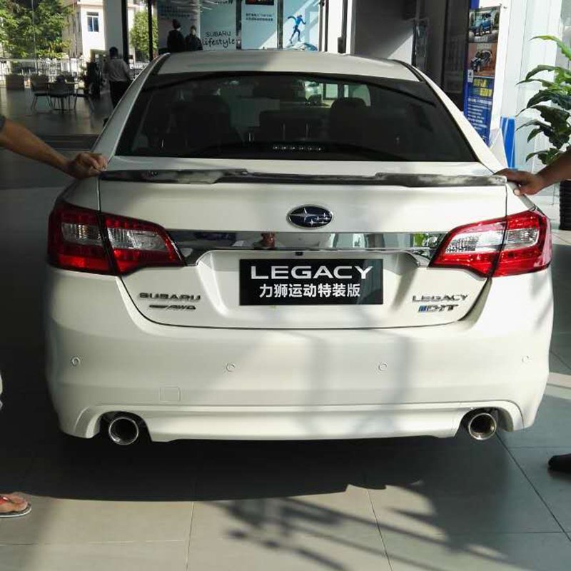 Car-Styling For subaru Legacy Carbon Fiber rear trunk boot Wing Spoiler ...