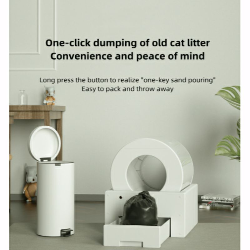 BSC Automatic Cat Litter Machine Box Auto Cat Toilet Fully Automatic ...