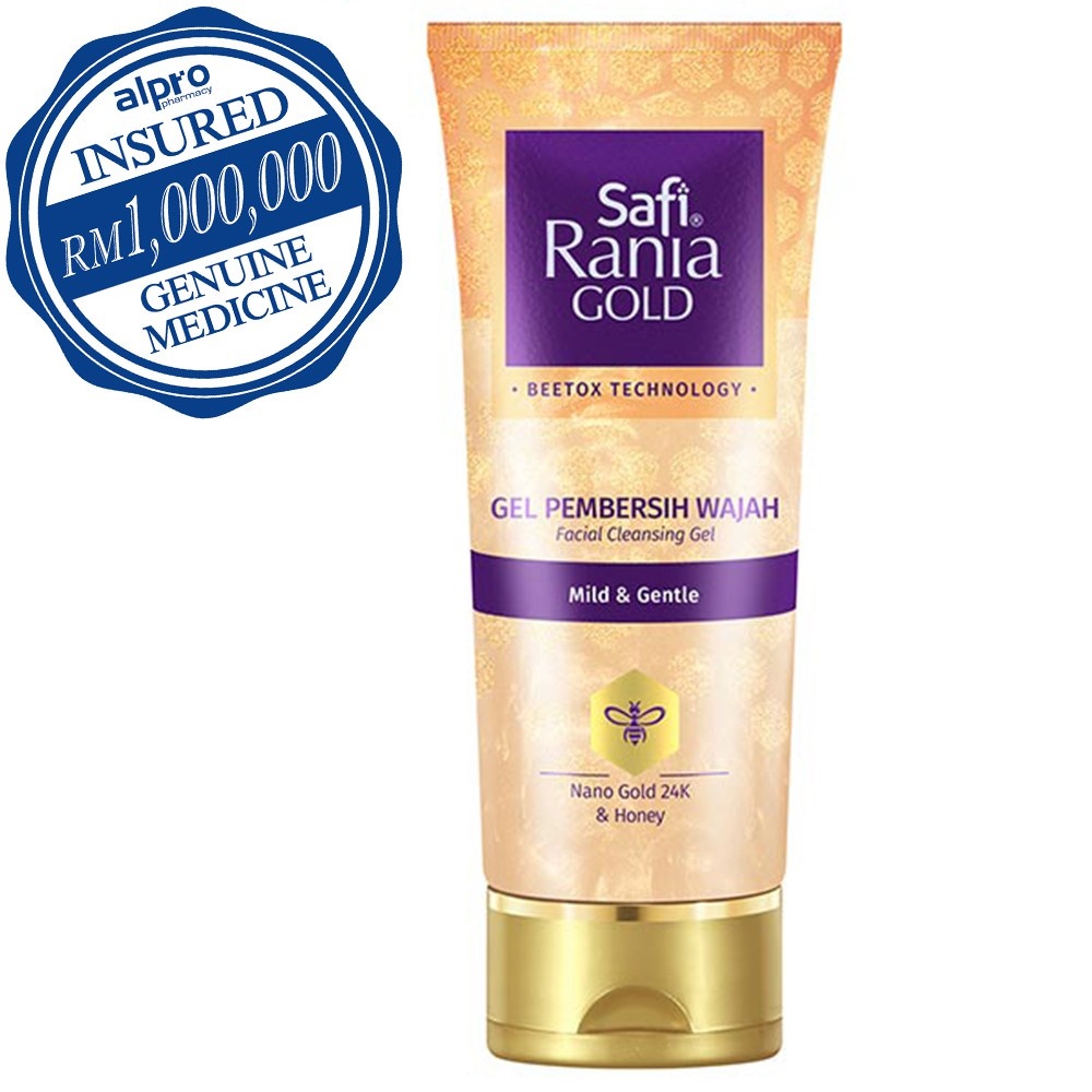 Safi Rania Gold Gel Pembersih Wajah (100g) | Shopee Malaysia