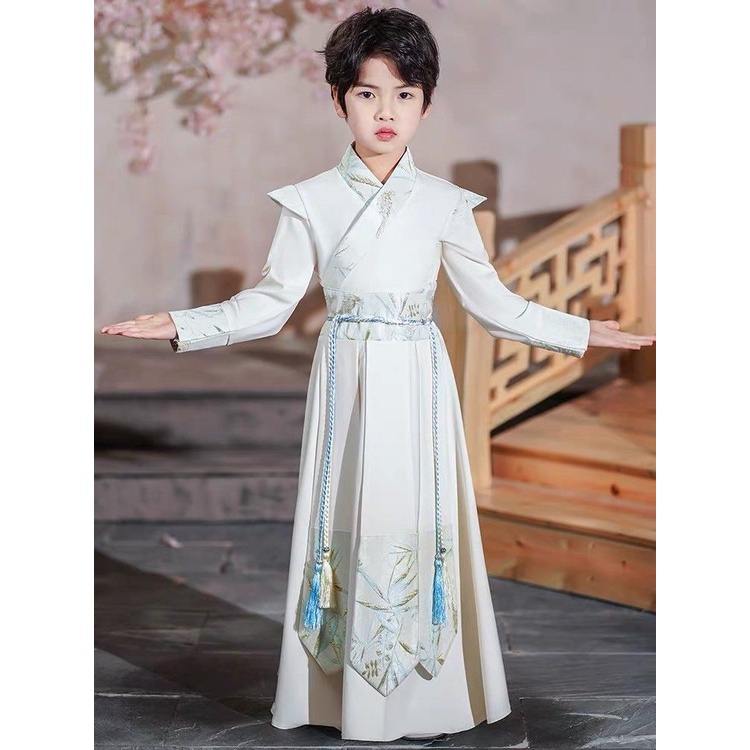 New Boys Tang Suit Hanfu Spring And Summer High-End Ancient Costume ...