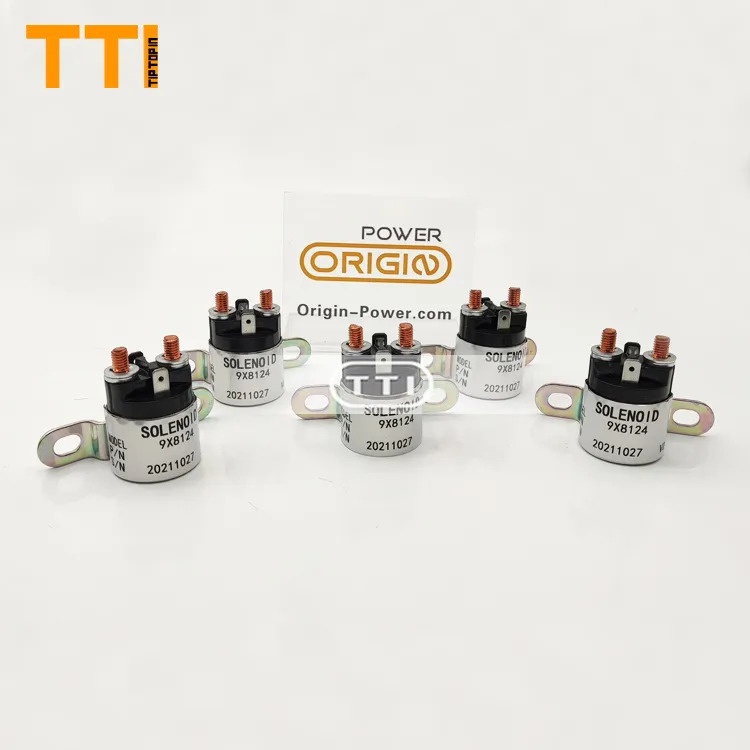 9X8124 Diesel Engine Solenoid Switch E320B E320C E320D Magnetic Switch ...
