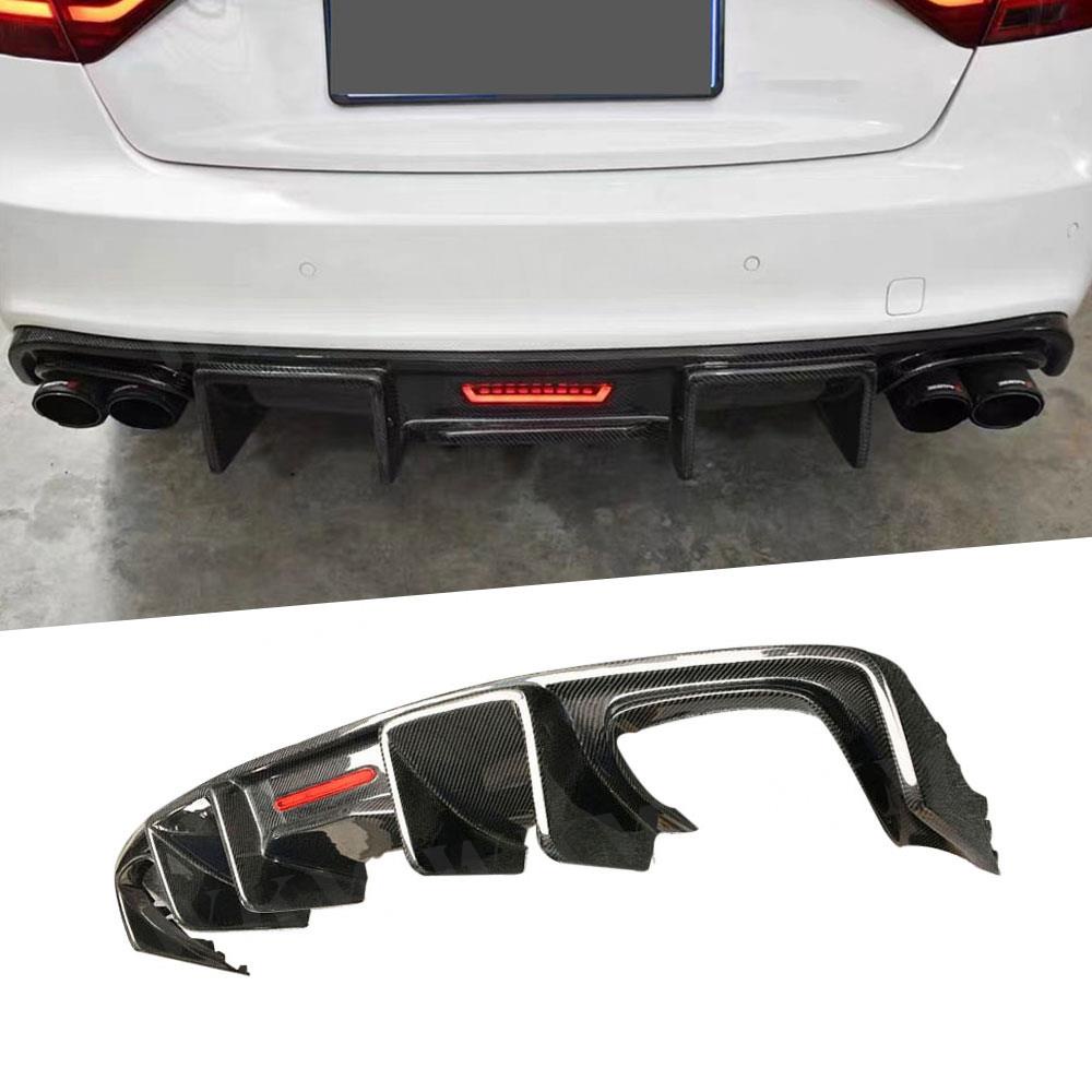 Carbon Fiber Front Rear Bumper Lip Diffuser Spoiler for Audi A5 Sline ...