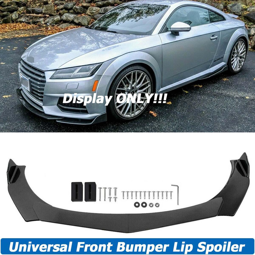 Front Bumper Lip Spoiler Side Splitter Body Kit Guards Deflector For ...