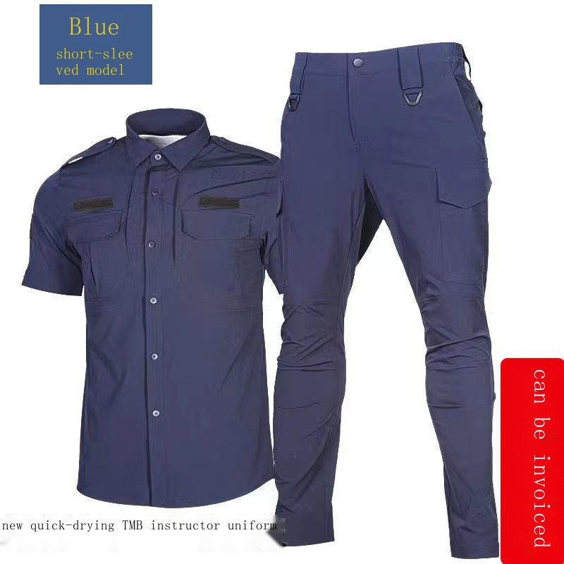 Ready stock！New Black Quick-Drying Training Uniform Instructor Security ...