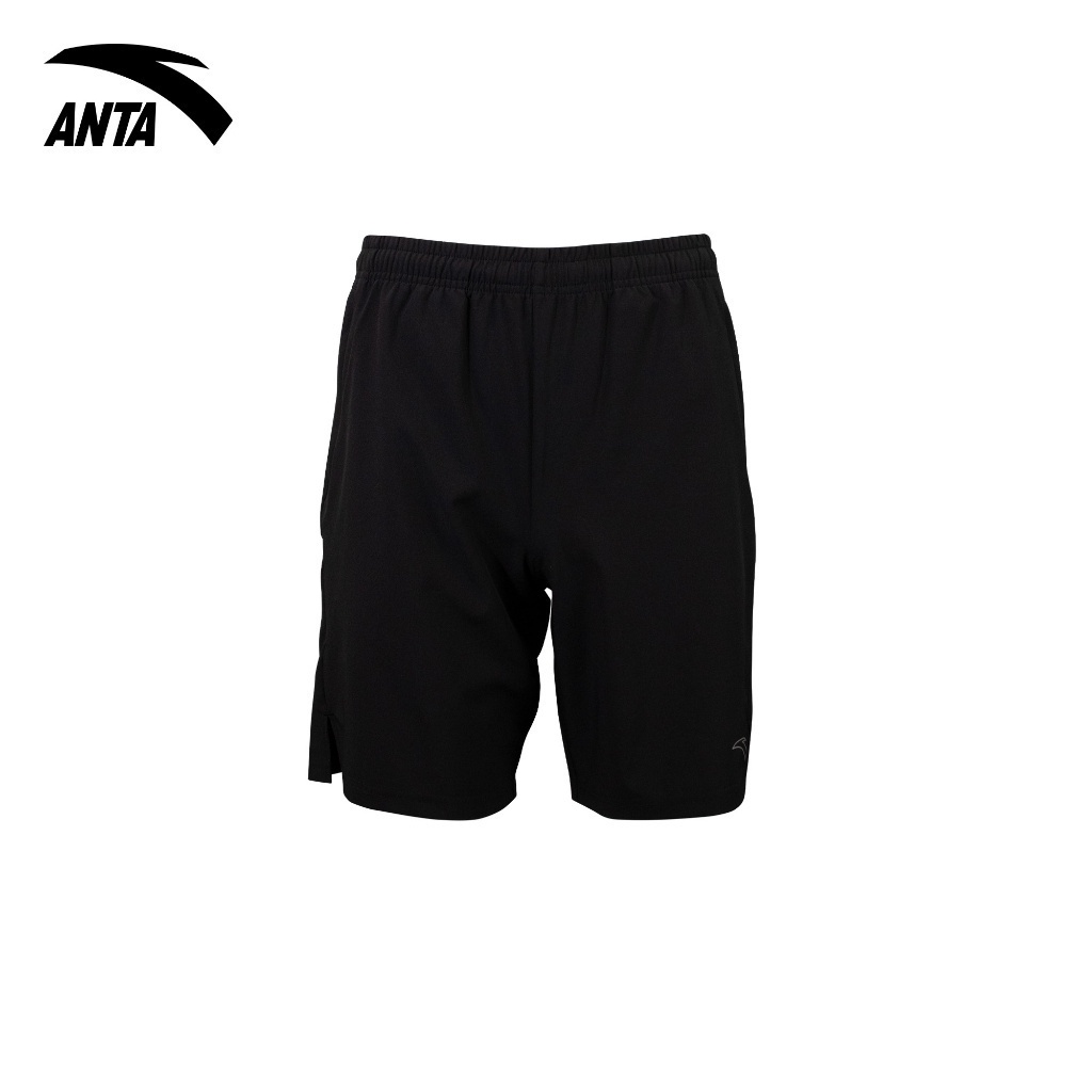 ANTA Men A-COOL Ⅱ Racing Training Shorts-Black (Seluar Sukan) | Shopee ...