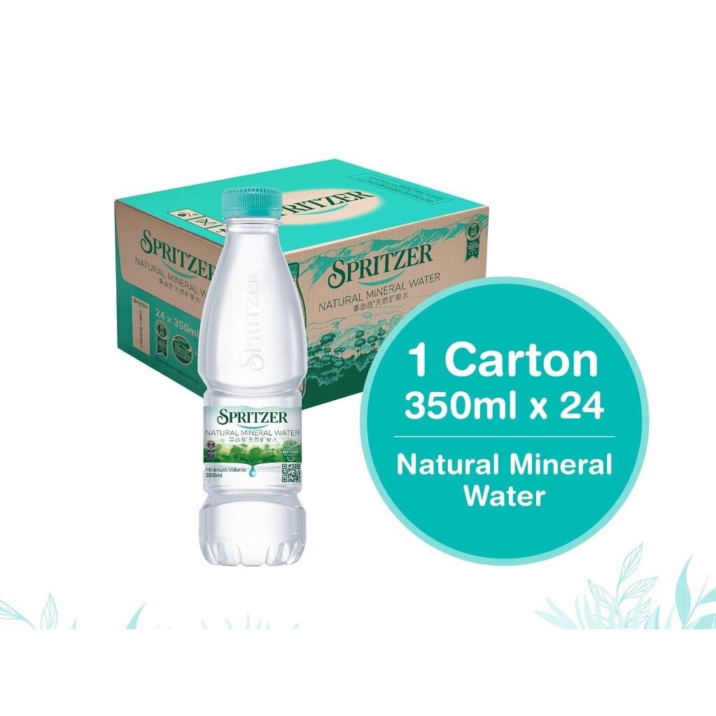Spritzer Mineral Water (1 Carton/24 x 350ml) | Shopee Malaysia