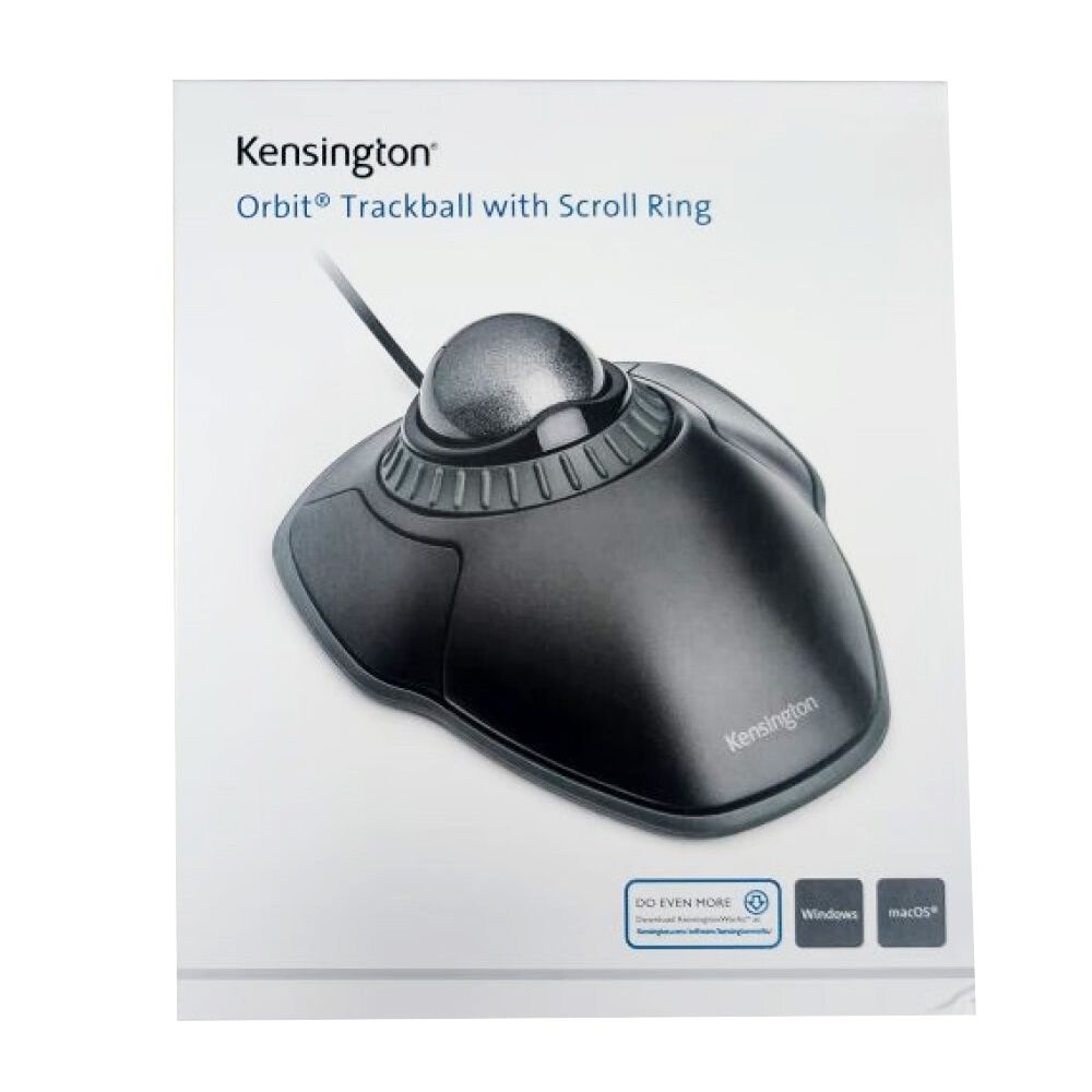 Kensington K75327WW Orbit Trackball Wired Mouse with Scroll Ring (Space ...