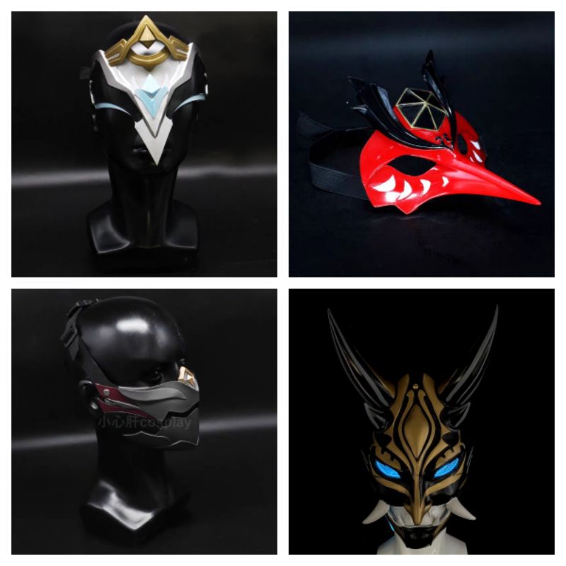 Genshin impact cosplay kujou Sara mask II Dottore xiao kukishinobu ...