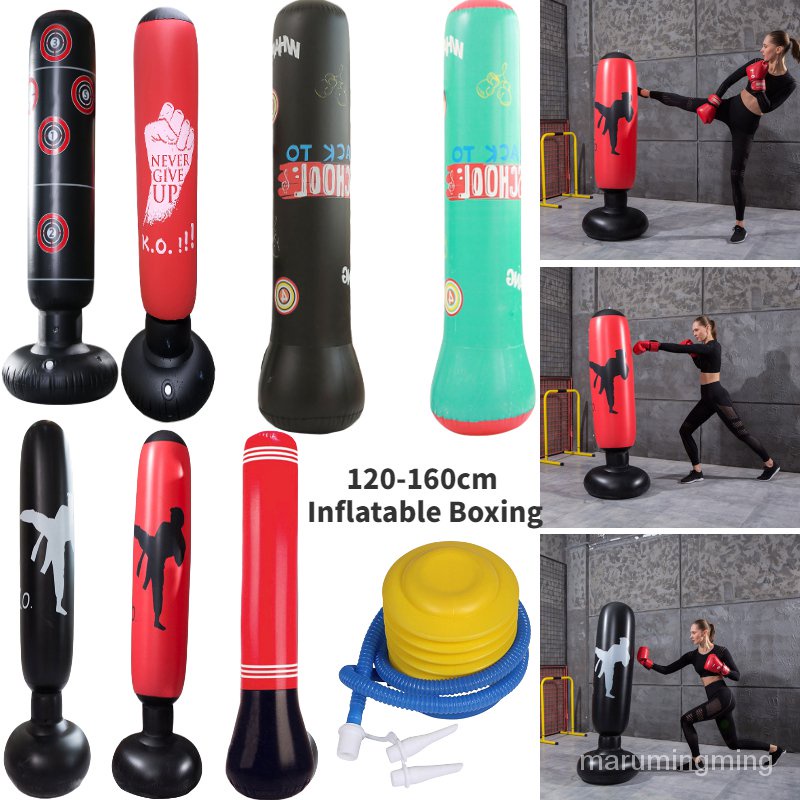 Qm 120 160cm Inflatable Punching Boxing Bag Fitness Training Boxing