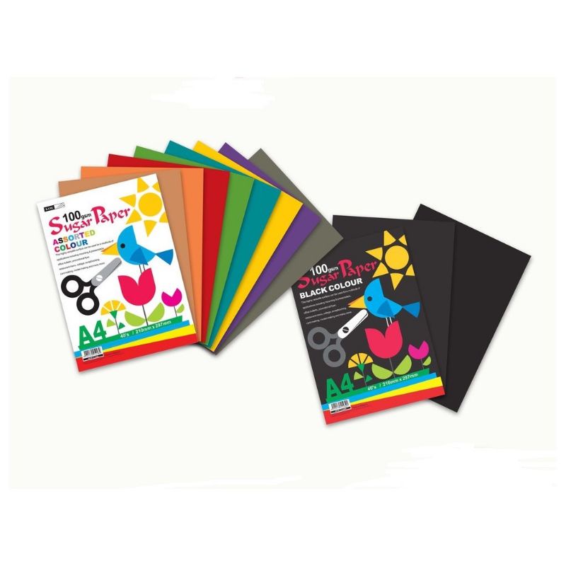 (A4 / A3) Sugar Paper / Black Sugar Paper (100gsm) | Shopee Malaysia