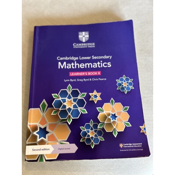 Use Cambridge Lower Secondary Mathematics Learner’s Book 8 | Shopee ...