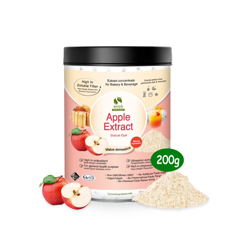 Bionutricia Apple Extract Powder 200g | Dietary Fiber - Maintain Gut ...