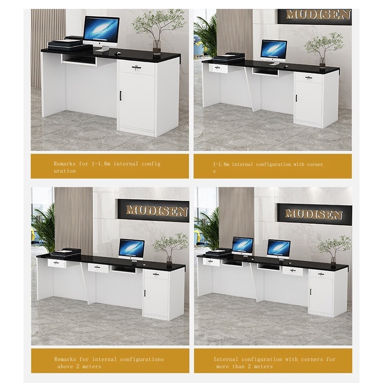 Company office grille front desk reception desk beauty salon ...