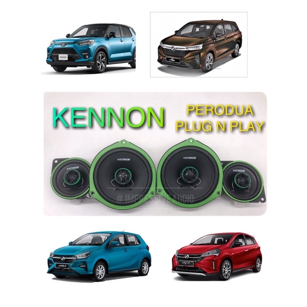 KENNON PERODUA PLUG AND PLAYER SPEAKER VX68PRO VX48PRO | Shopee Malaysia