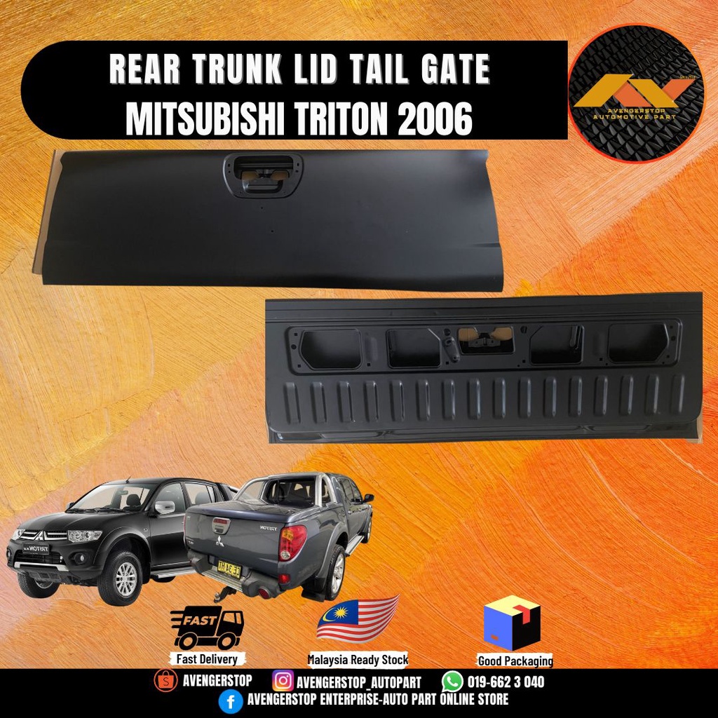 MITSUBISHI TRITON 2006 REAR TRUNK LID TAIL GATE BOOT BONNET BELAKANG ...