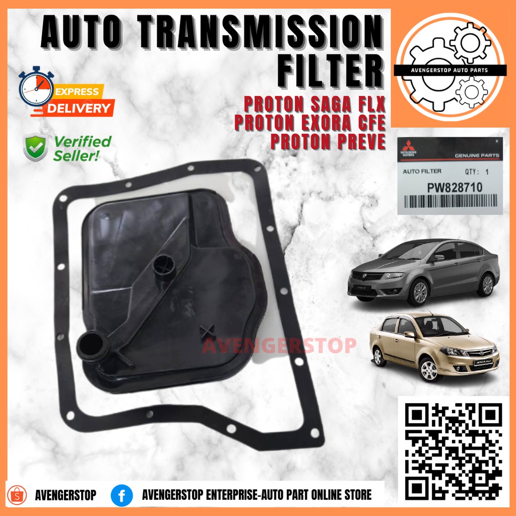 PROTON SAGA FLX PREVE ESORA CFE AUTO TRANSMISSION FILTER PW828710 ...