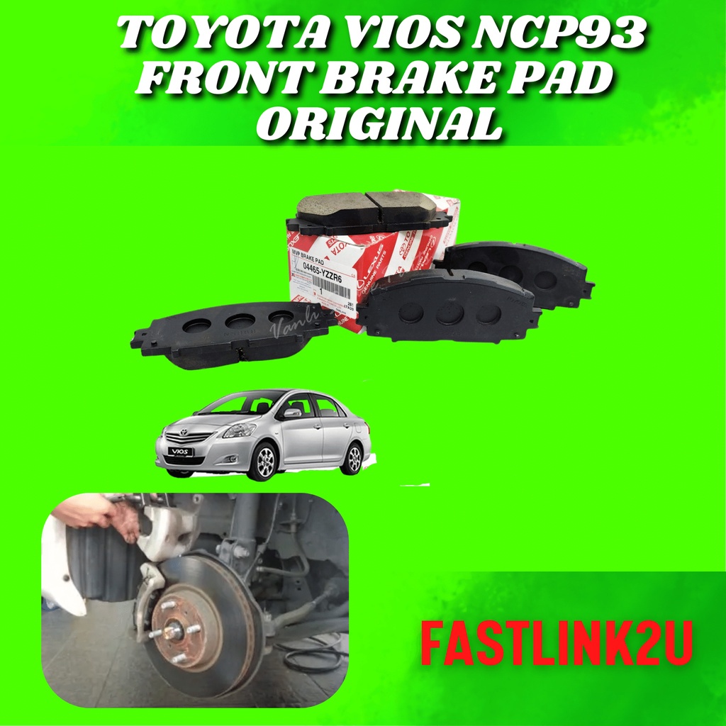 Toyota Vios Ncp93 Front Brake Pad Original | Shopee Malaysia