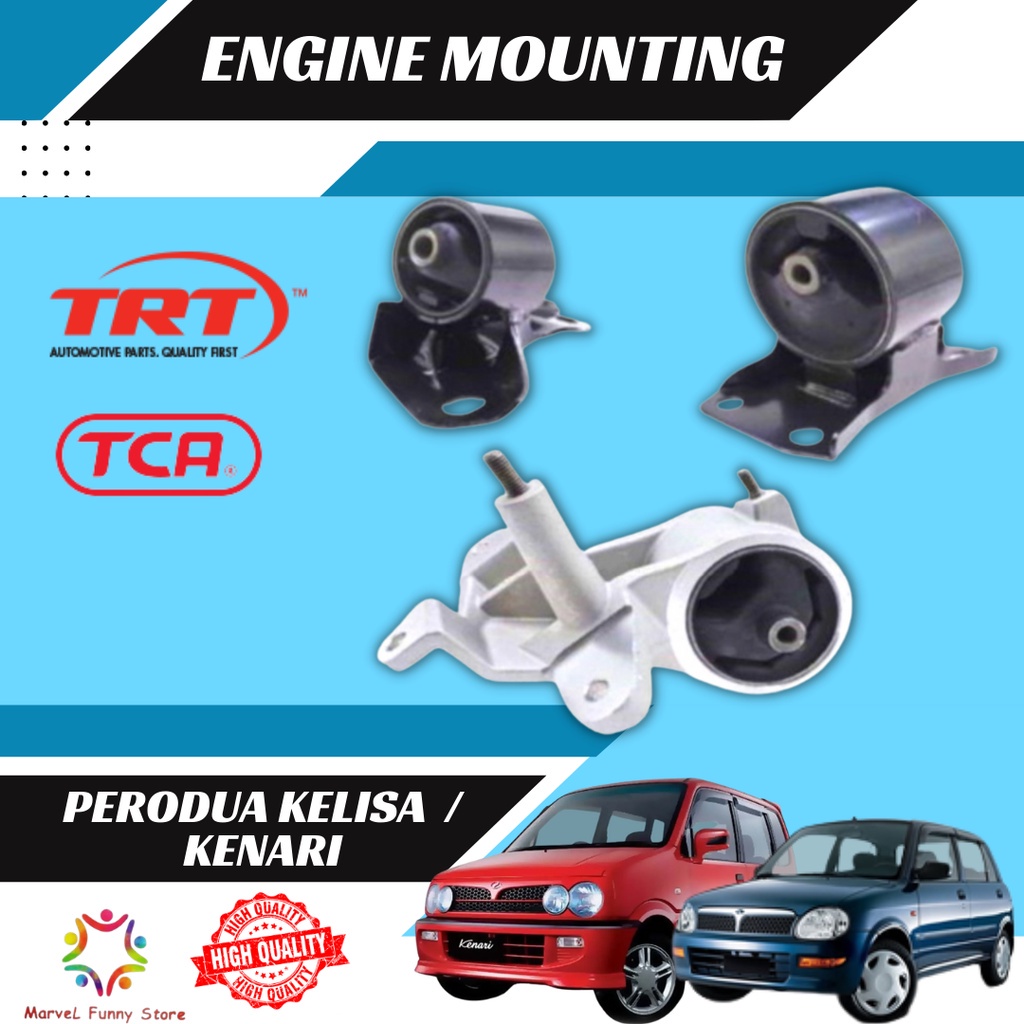 Perodua Kelisa Kenari Engine Mounting Kit Tca / Trt | Shopee Malaysia