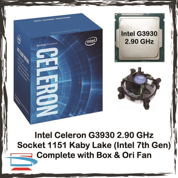 Intel Celeron G3930 2.90 GHz Socket 1151 Kaby Lake CPU Processor ...