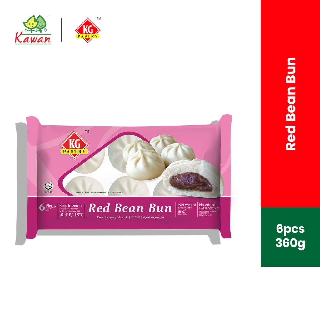 KG PASTRY Red Bean Bun (Pau) (6 pcs - 360g) | Shopee Malaysia