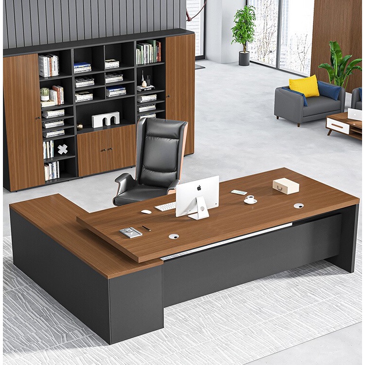 Desk Simple Modern Office Table and Chair Combination Furniture Manager ...
