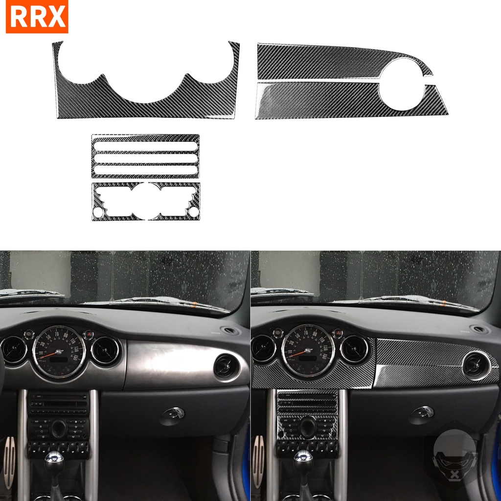 For Mini Cooper S One Hatch R50 R53 2005 2006 Carbon Fiber Sticker ...