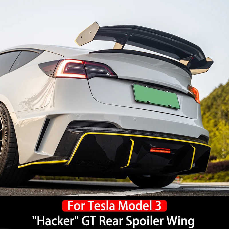 LMTUNING ";Hacker"; GT Double Decker Rear Spoiler Wing For 2019 2020 ...