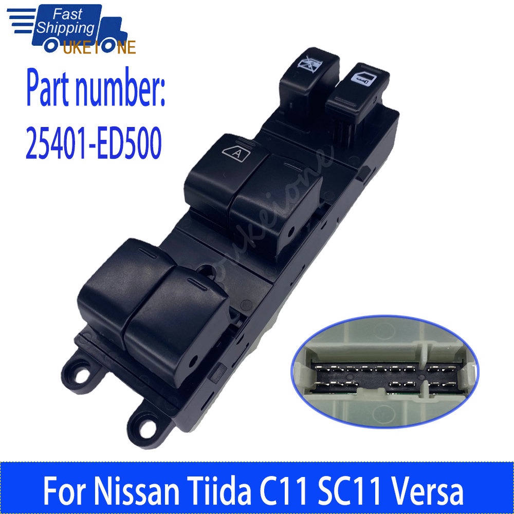 For Nissan Tiida C11 SC11 Versa 2007-2012 Front Left Electric Window ...
