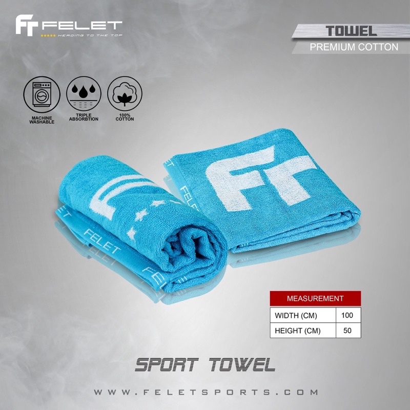 Felet Sport Towel (100% Original / Ready Stock) | Shopee Malaysia