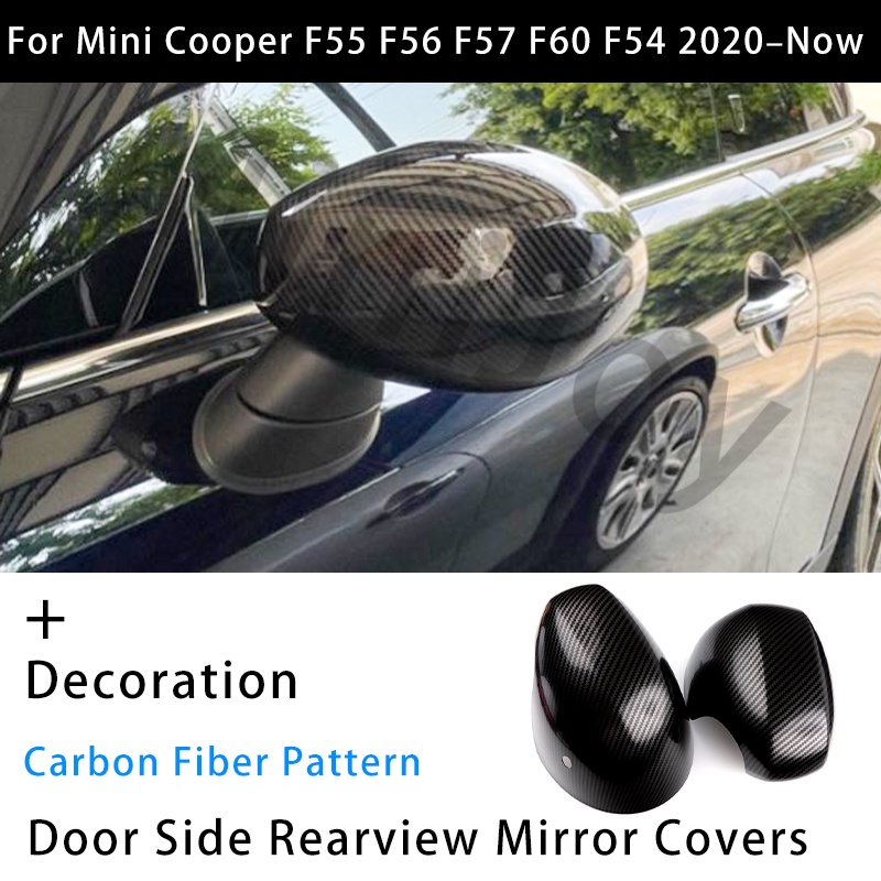 Carbon Fiber Pattern Car Door Rear View Mirror Covers For Mini Cooper S ...