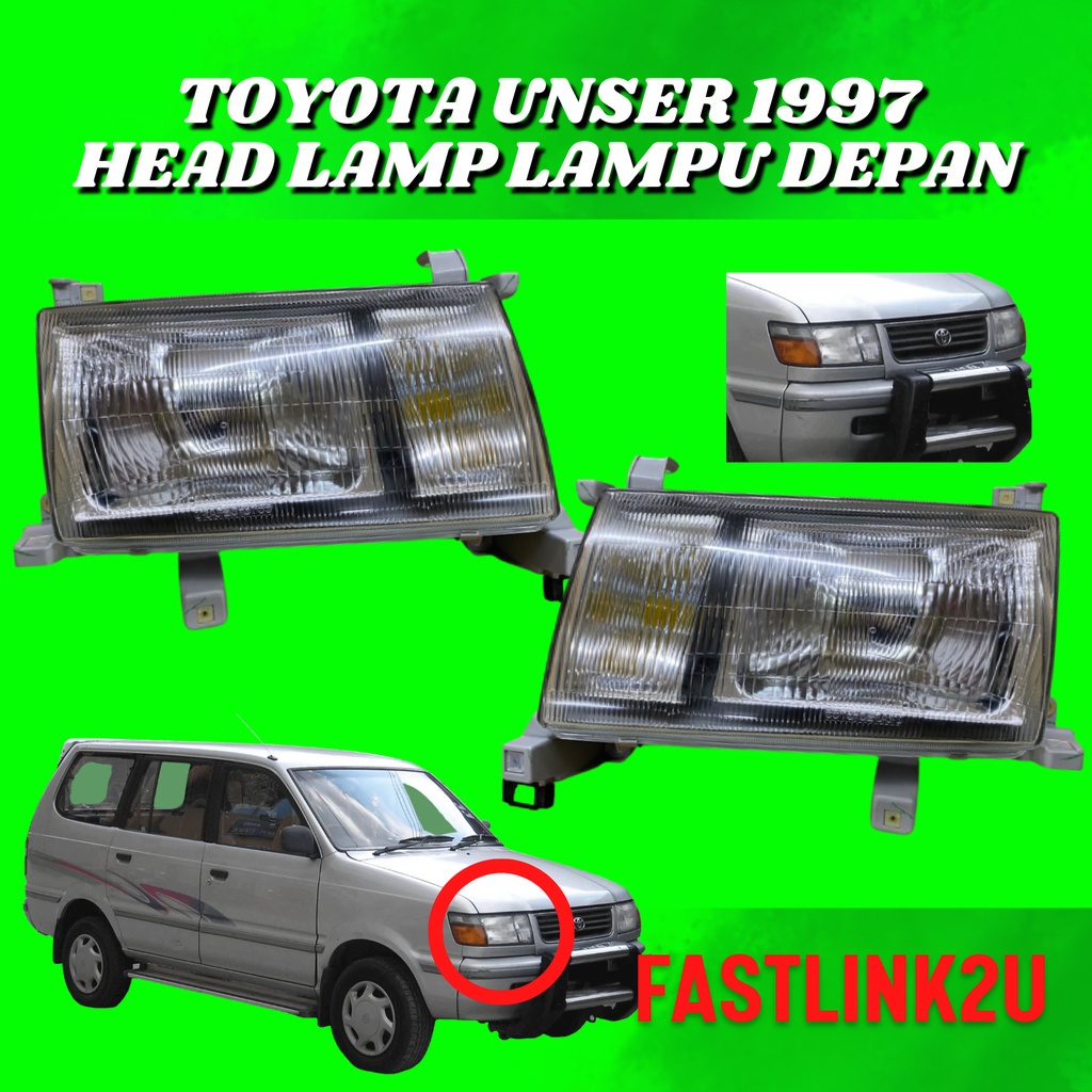 Fastlink Toyota Unser 1997 Head Lamp Lampu Front Big Light Depan Besar ...