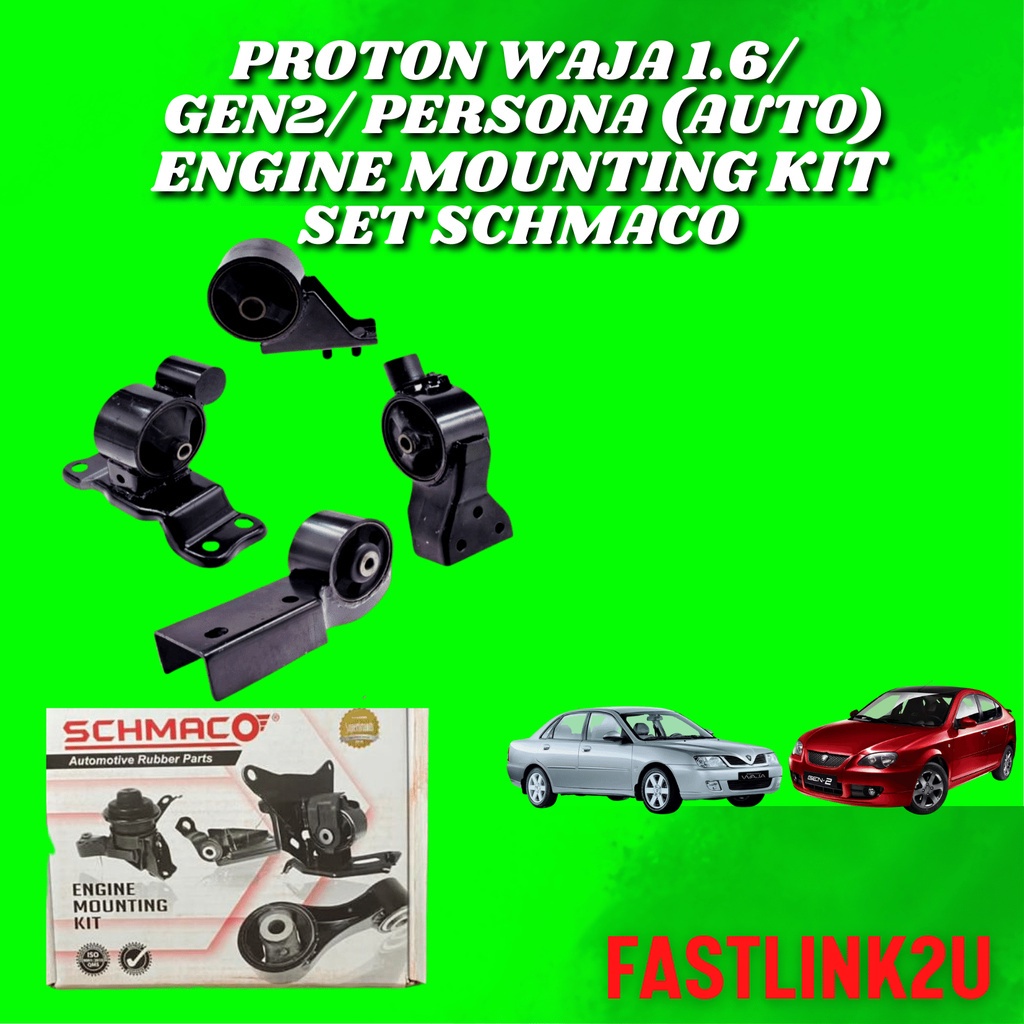 Fastlinkproton Waja Gen2 Persona Auto Manual Schmaco Engine Mounting Kit Set | Shopee Malaysia